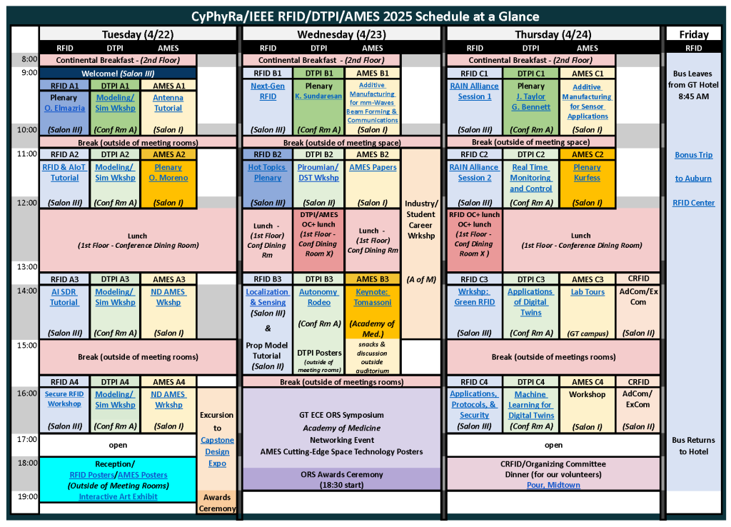 Program at a Glance – IEEE DTPI 2025